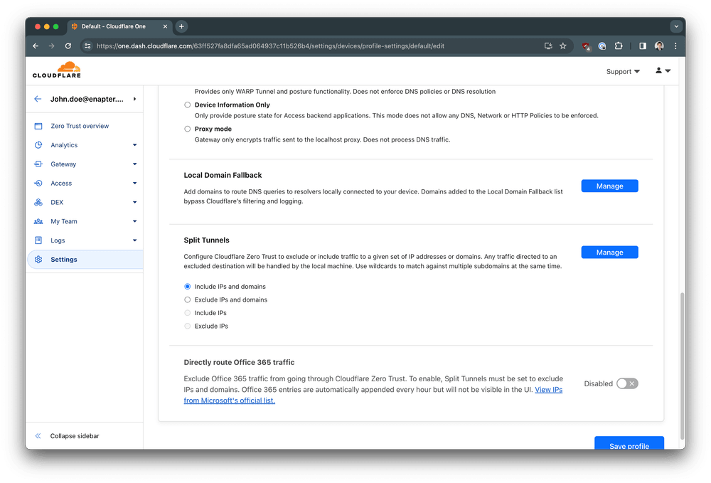 Enapter Gateway remote access with Cloudflare Zero Trust | Enapter Developer Toolkit