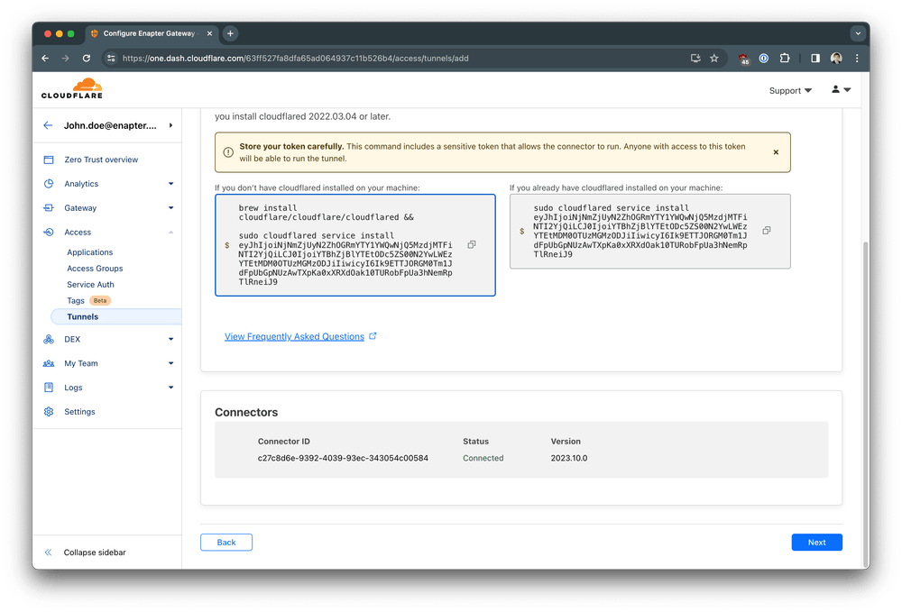 Enapter Gateway remote access with Cloudflare Zero Trust | Enapter Developer Toolkit