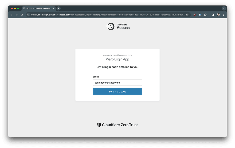 Enapter Gateway remote access with Cloudflare Zero Trust | Enapter Developer Toolkit