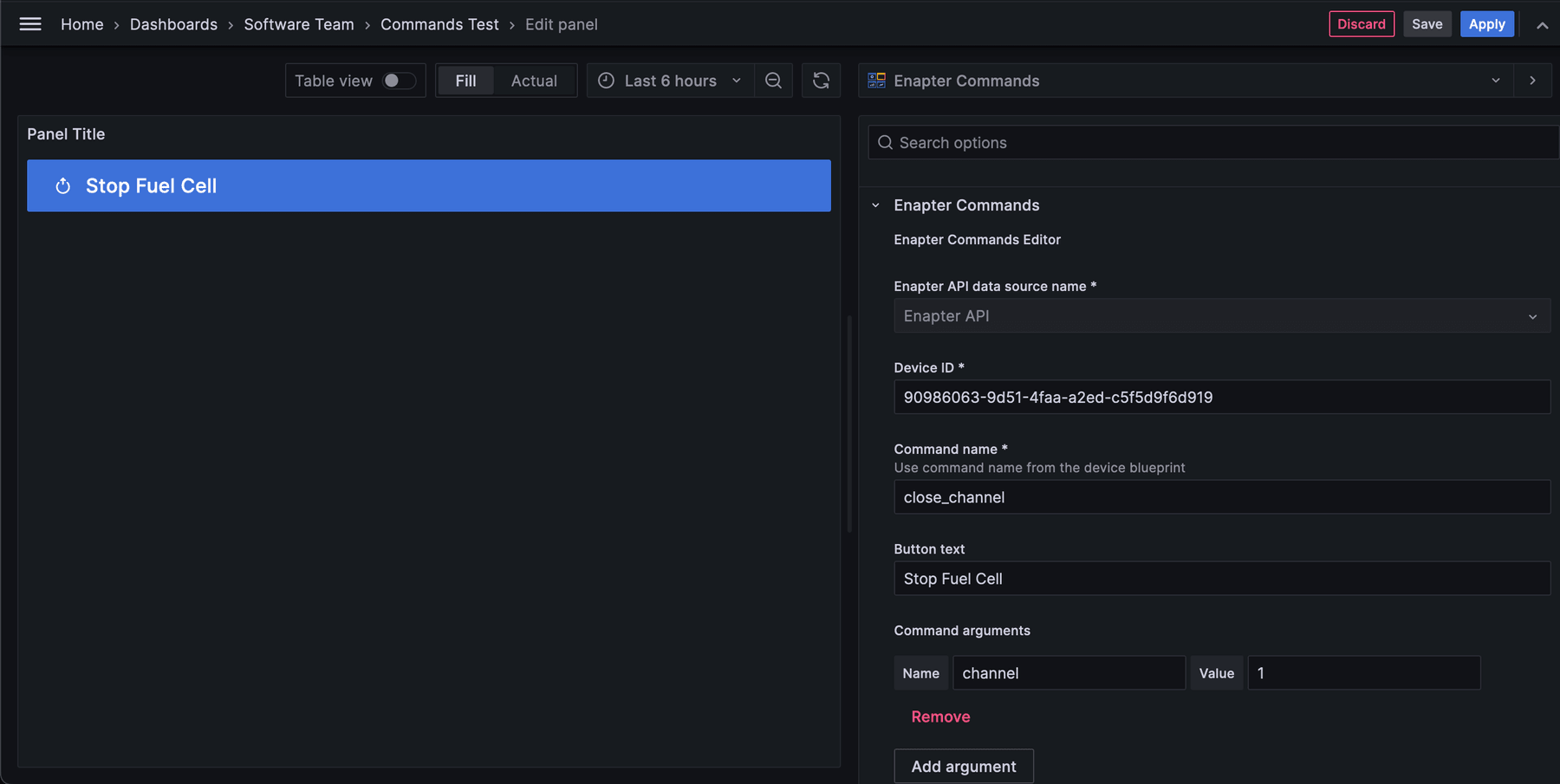Commands | Enapter Developer Toolkit